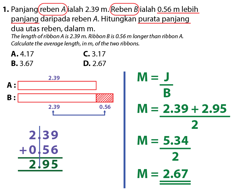 Teknik Bar Palang Untuk Soalan Ayat