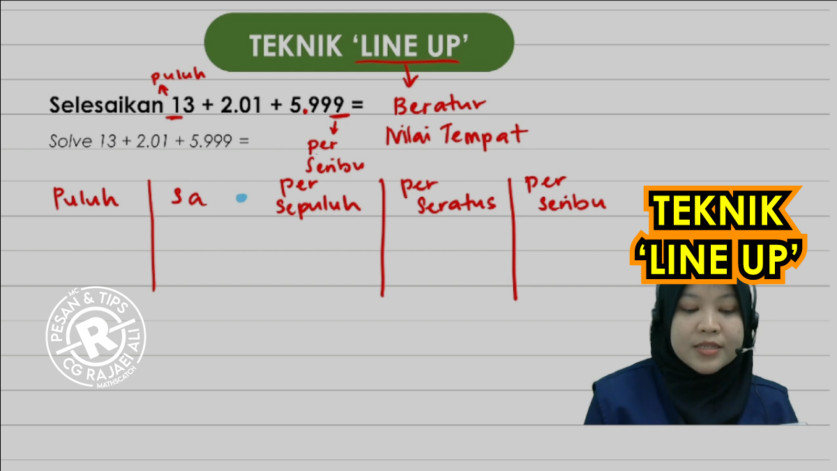 Teknik ‘Line Up’